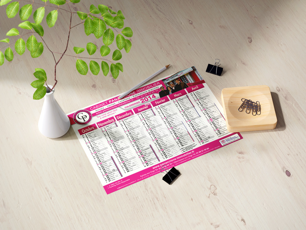 Création et impression de calendriers créatifs ou classiques