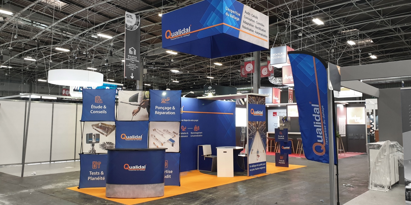 Agencement de stands d'exposition pour vos salons professionnels