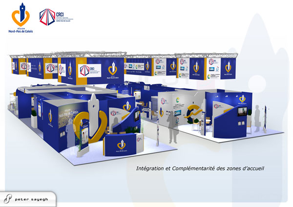Agencement de stands d'exposition pour vos salons professionnels